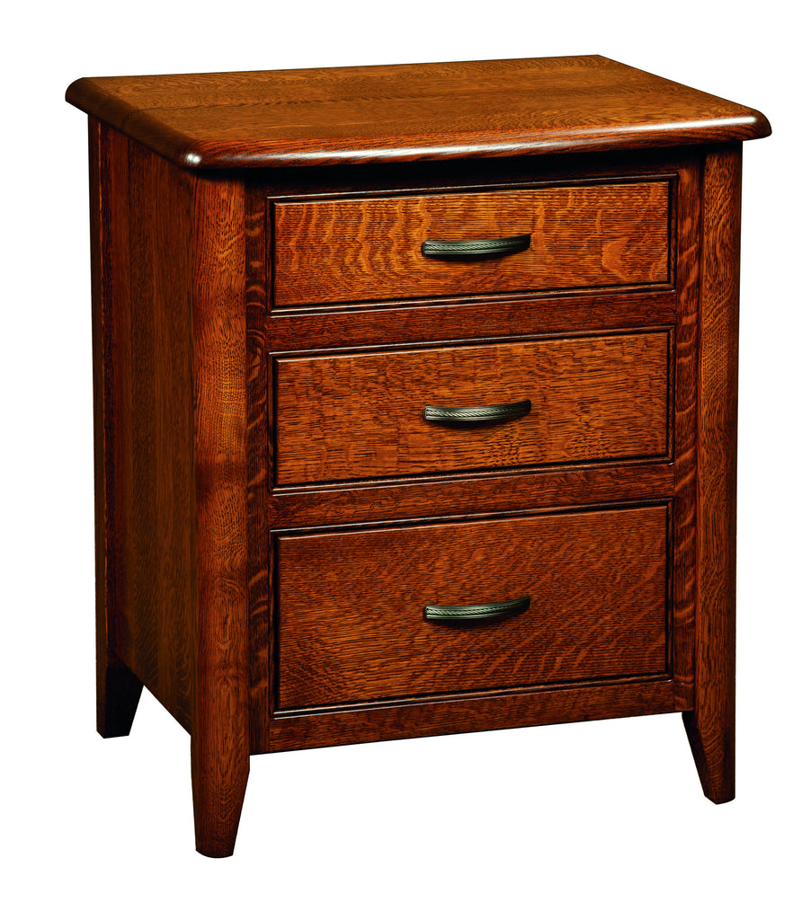 Cascade 3-Drawer Nightstand — Plain and Simple Furniture