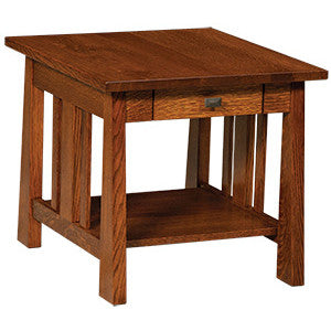 Freemont Open Mission End Table — Plain and Simple Furniture