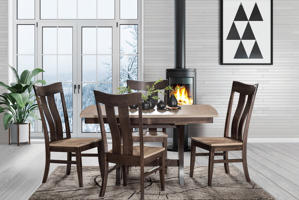 Solid Wood Amish Dining Tables | Custom Dining Tables — Plain and ...
