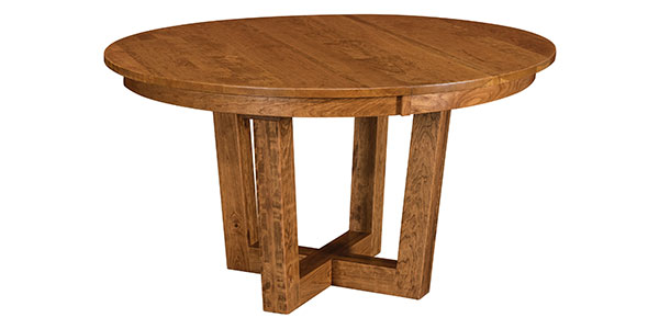 Portland Single Pedestal table — Plain and Simple Furniture